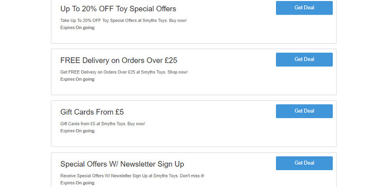 Smyths Toys NHS Discount & Blue Light Voucher